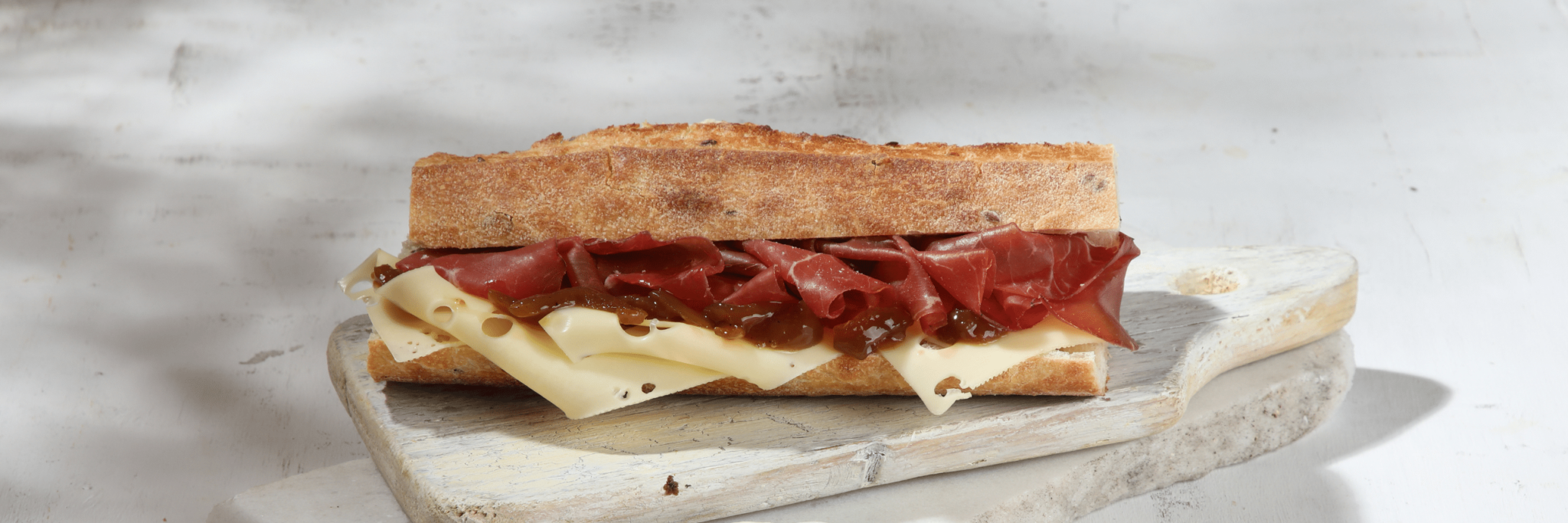 Baguette with bresaola and pita sandwich cream | Provil